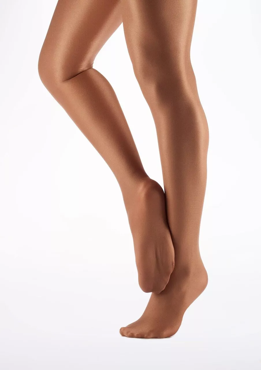 Shimmer Tights Toast Footed SALE